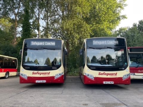 New Buses at Safeguard Buses - Safeguard